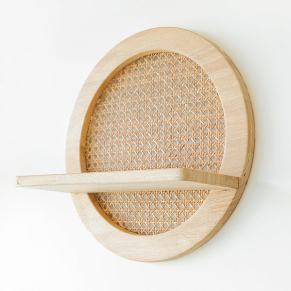 RATTAN WALL SHELF PANEL – Quaint Essential